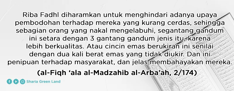 Kupas Tuntas Riba Fadhl: Pengertian, Hukum, Contoh, Kententuan, dan ...